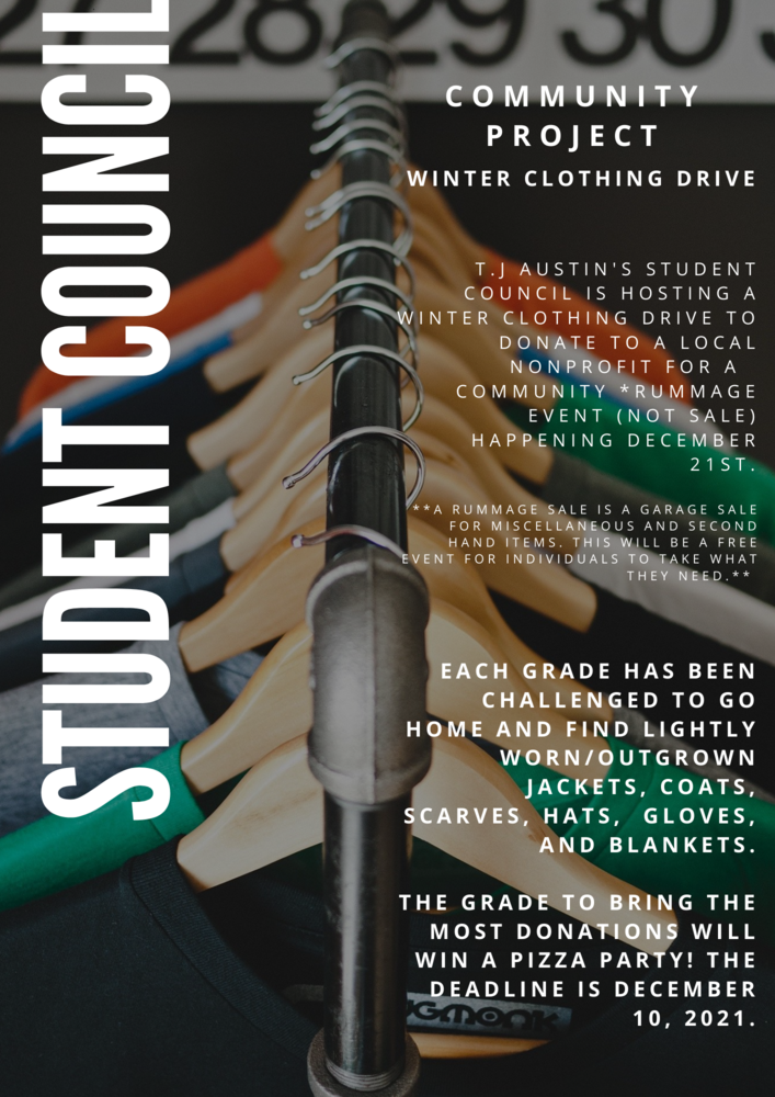 Student Council Service Project | Austin Elementary School