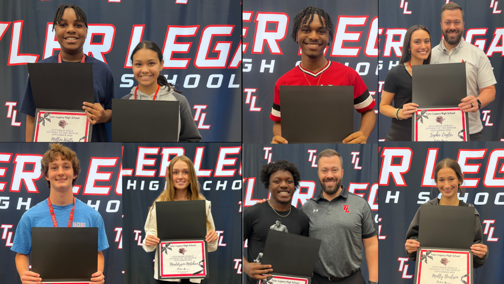 September Students of the Month | Tyler Legacy High School