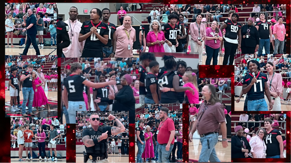Pink Out Pep Rally! | Tyler Legacy High School