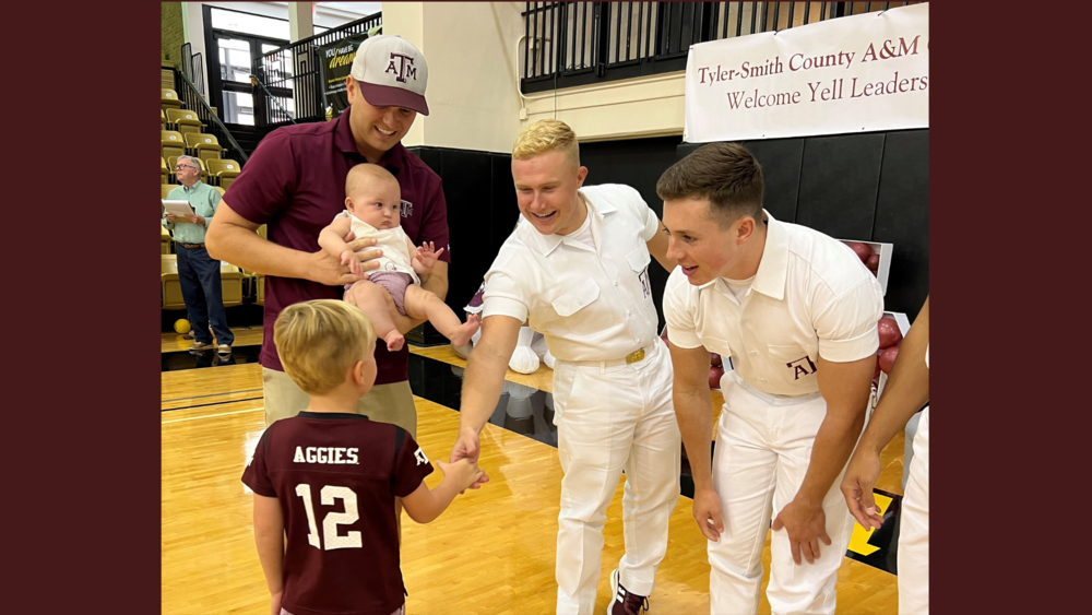 Tyler ISD Alumni Participate in Texas A&M Yell Leader Event | Tyler ISD