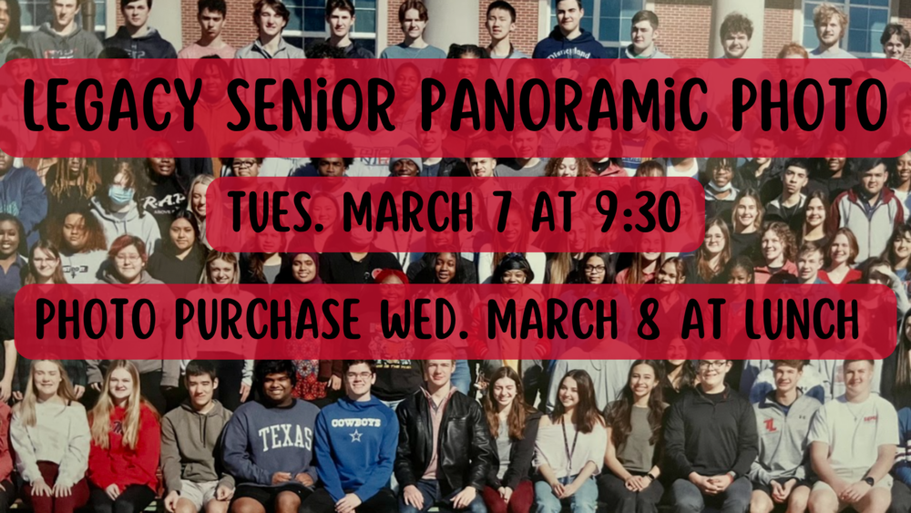 Legacy Seniors 2023 Panoramic Photo Coming Soon | Tyler Legacy High School