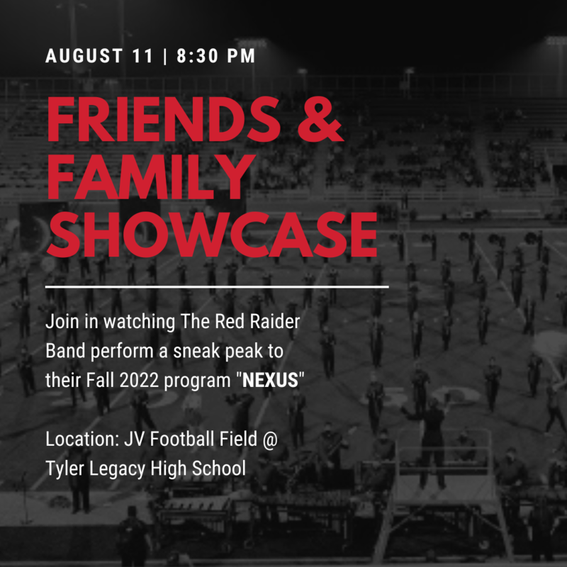 Red Raider Band Showcase | Tyler Legacy High School
