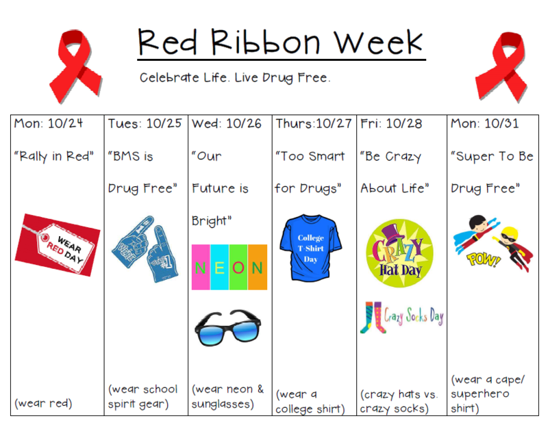 Red Ribbon Week | Boulter Middle School