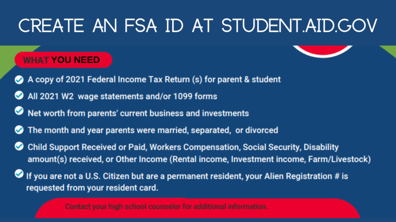 FAFSA Application 23-24 for 2023 Seniors | Tyler Legacy High School