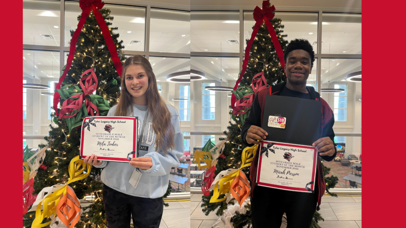 December Students of the Month | Tyler Legacy High School