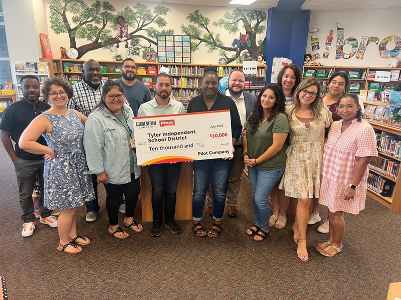 Tyler ISD Receives $10K Grant from Pilot Company | Tyler ISD
