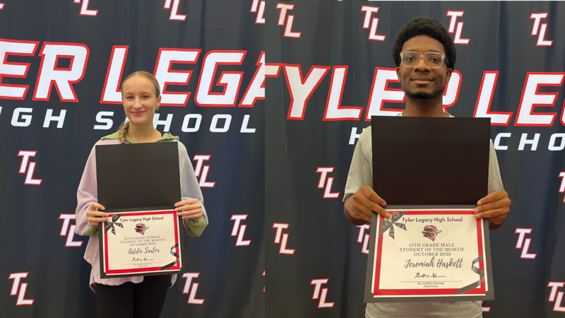 October Students of the Month | Tyler Legacy High School